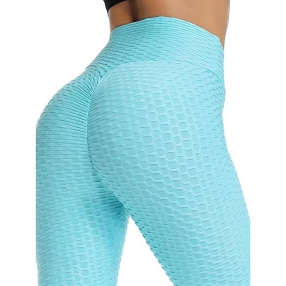 Pants & Jumpsuits | Viral Tik Tok Leggings Honeycomb Pattern Scrunch Butt Lifting High Waisted ...